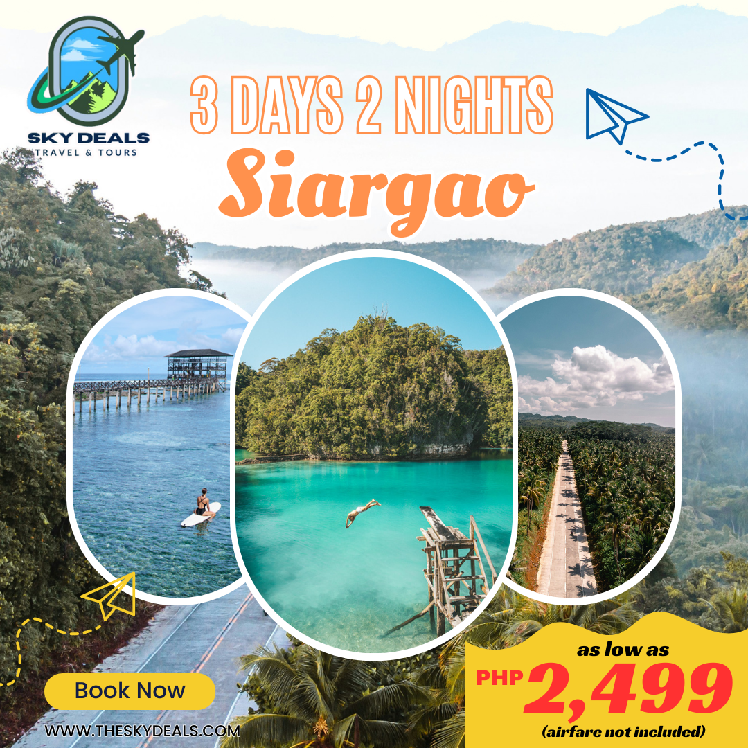 SIARGAO 3Days 2Nights Package – Sky Deals Travel & Tours